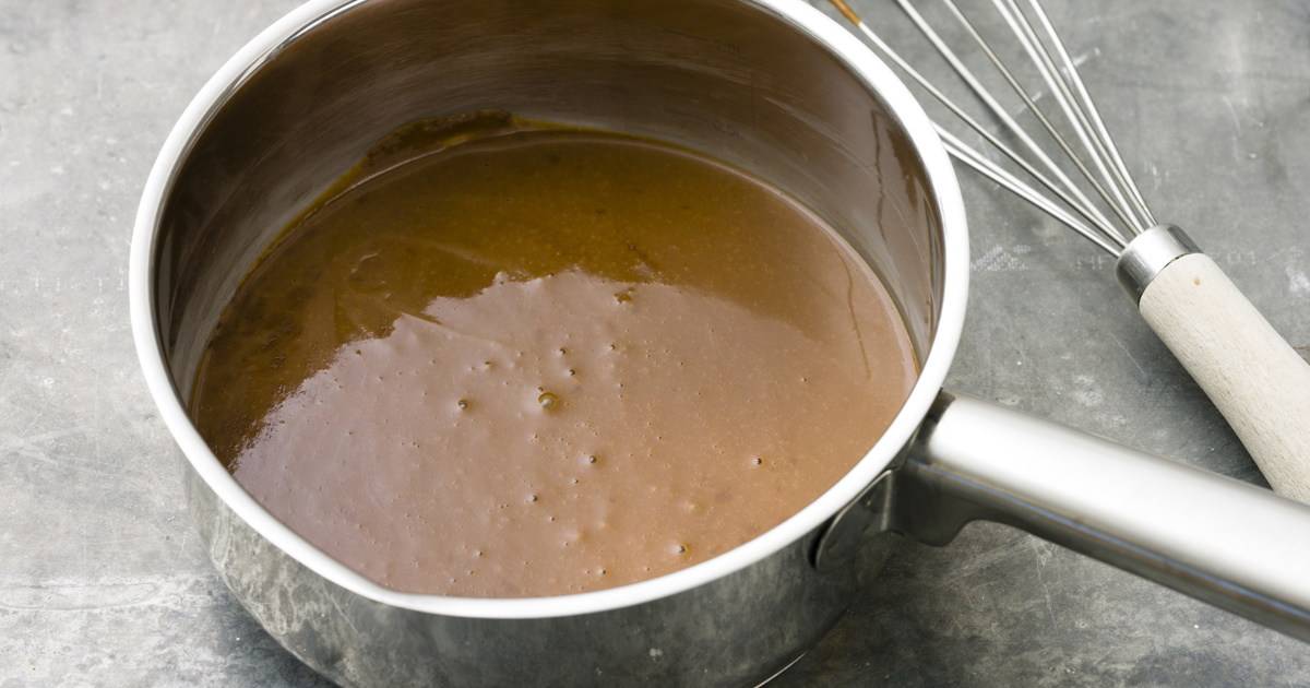 Brun sovs med opbagning - trin for trin opskrift | GoCook - Opskrift ...